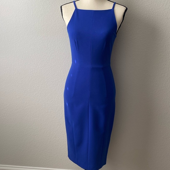 H&M | Dresses | Hm Modern Classic Cobalt Blue Dress | Poshmark